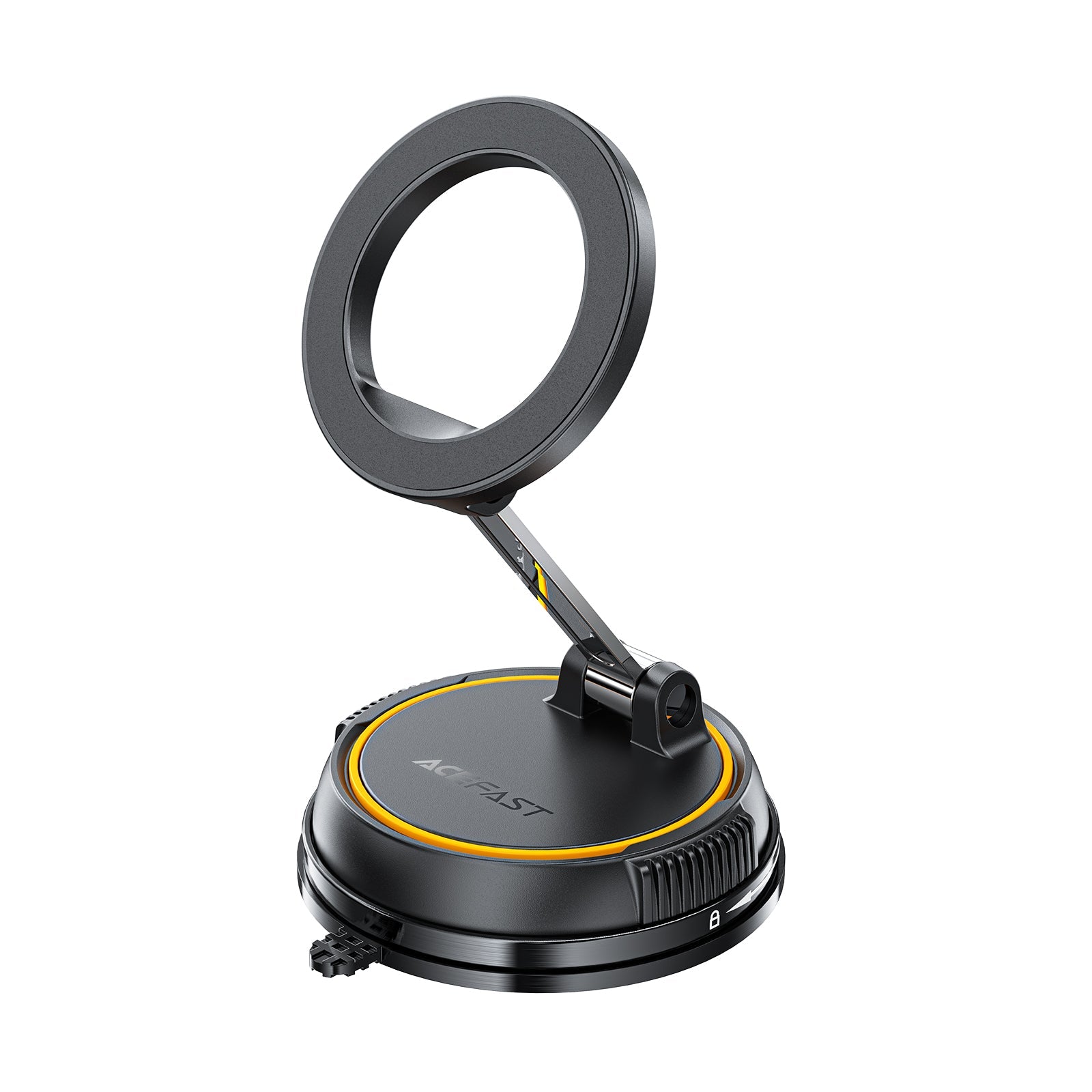 Magnetic Ring Car Phone Holder – 360° Adjustable Dashboard Mount – Easy Gadgets