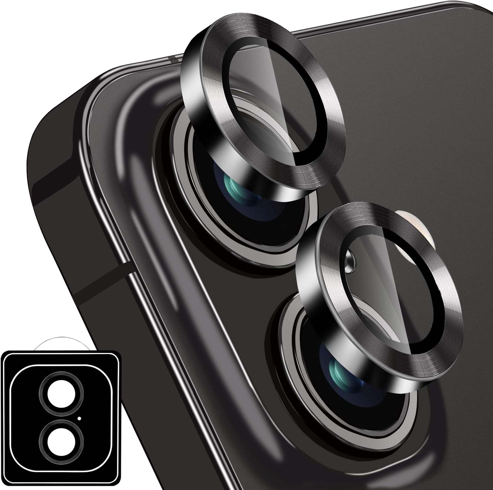 iPhone 16 Camera Lens Protector | 9H Glass with Easy Install Kit – Easy ...